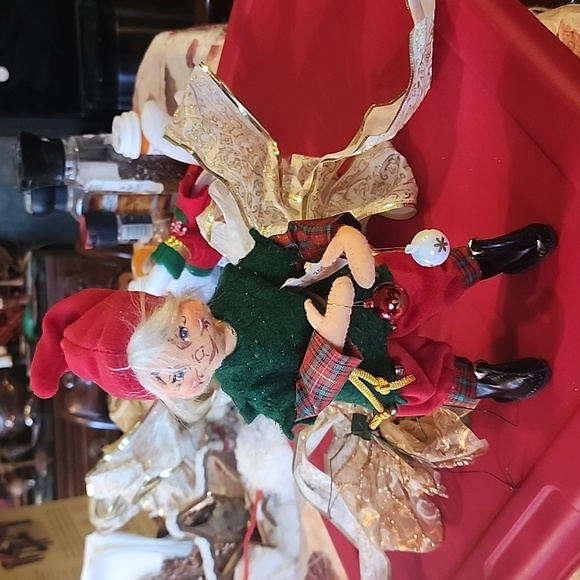 Annalee | Holiday | Annalee Rare Thimble Series Elf With Ornamens ...